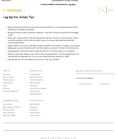 Safety and Operation Manuals | Nelson Farm Supply